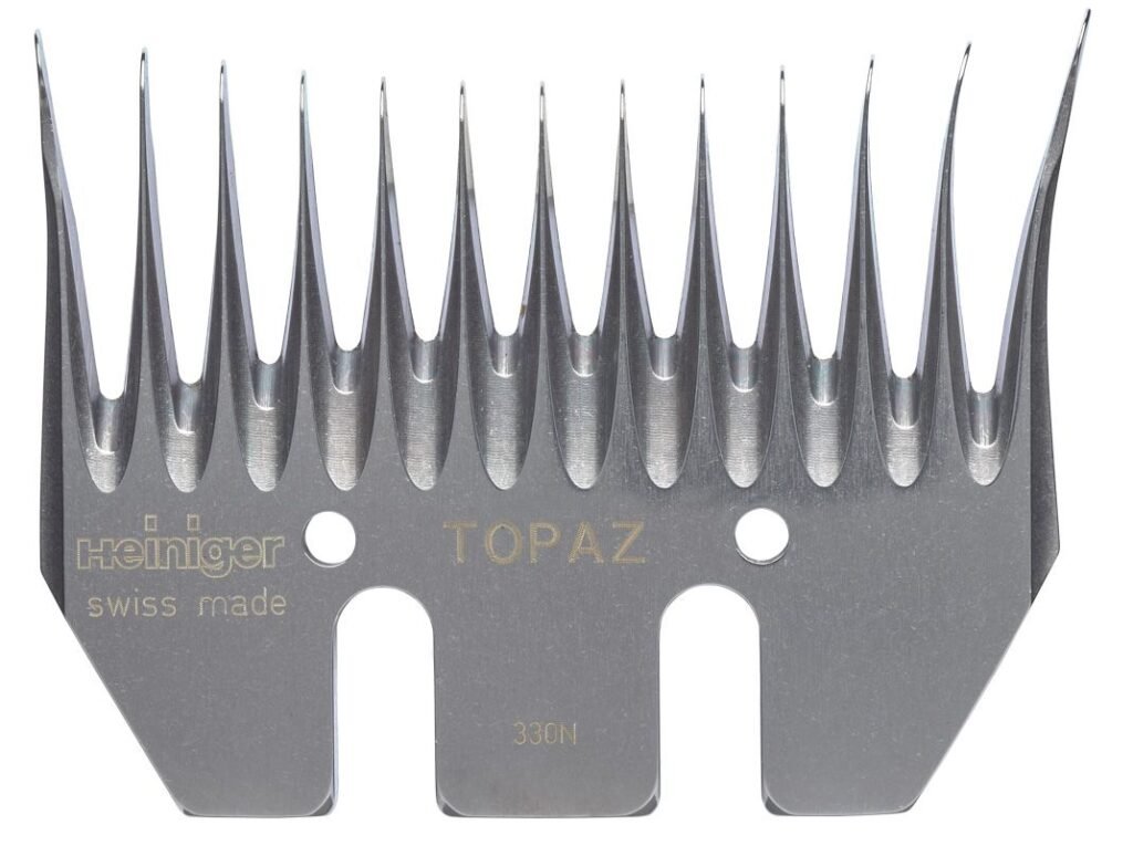 Topaz Full Thickness Sheep Shearing Comb – Ace Grinding & Sharpening